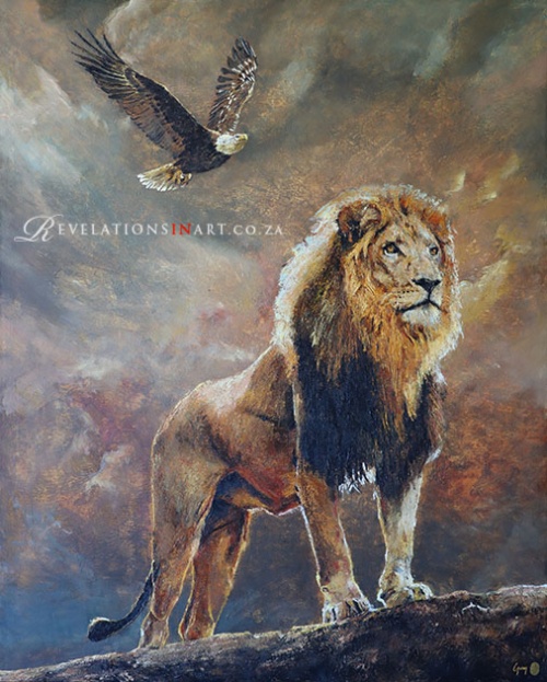 Lion Eagle Prepare - Revelations in Art