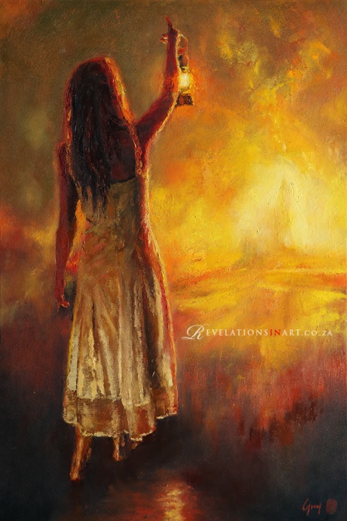 Virgin Holding Lamp - Revelations in Art